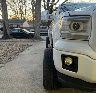 2015 GMC Sierra 1500 with 22x12 -51 Vision Brawl and 33/12.5R22 Lexani ...