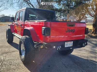 2022 Jeep Gladiator with 17x9.5 -18 Vision Inferno and 40/13.5R17 ...