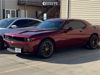 2023 Dodge Challenger with 20x9 15 Ferrada F8-fr9 and 295/35R20 Nitto ...
