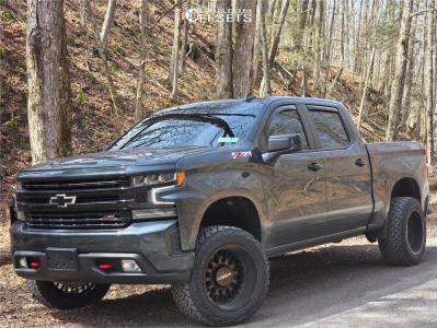 2021 Chevrolet Silverado 1500 Wheel Offset Super Aggressive 3"-5 ...
