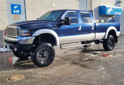 2001 Ford F-350 Super Duty with 20x9 0 Fuel Cleaver and 37/12.5R20 ...