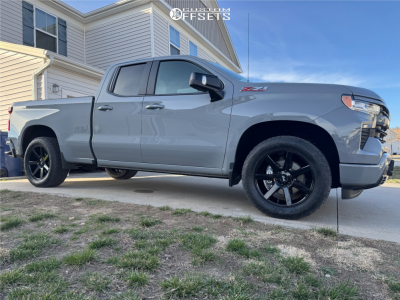 2024 Chevrolet Silverado 1500 with 20x9.5 30 Niche Future and 285/55R20 ...
