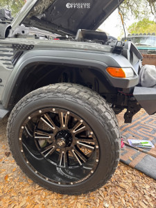 2020 Jeep Gladiator with 22x12 -44 Hardrock Spine Xposed and 35/12.5R22 ...