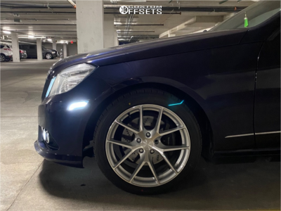 2010 Mercedes-Benz E350 with 18x8.5 35 Aodhan Aff7 and 245/40R18 Kosic ...