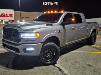 2022 Ram 2500 with 20x10 -19 Hardcore Offroad Hc105 and 305/55R20 ...