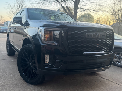 2021 GMC Yukon with 24x10 20 Lexani Aries and 35/12.5R24 Gladiator X ...