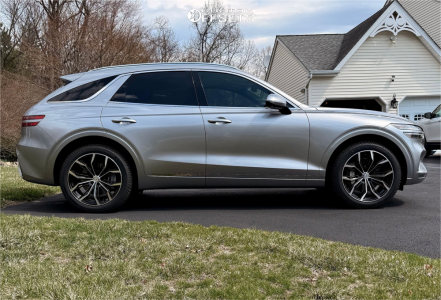2025 Genesis GV70 with 20x9 38 RTX Black Widow and 255/45R20 Michelin ...