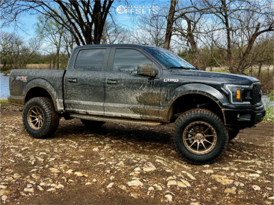 2019 Ford F-150 with 20x10 -24 TIS 563bz and 37/12.5R20 Radar Renegade ...