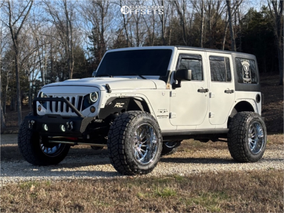 2015 Jeep Wrangler with 20x12 -51 Vision Rapier and 35/12.5R20 Kelfire ...