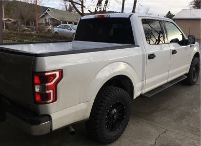 2018 Ford F-150 with 17x9 0 Raceline Injector and 33/12.5R17 Back ...