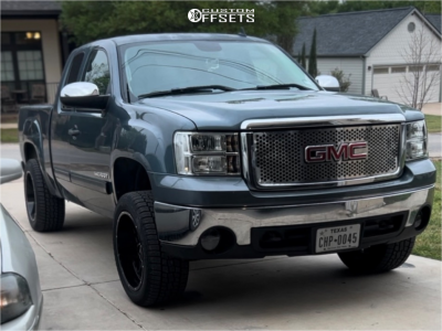 2007 GMC Sierra 1500 with 20x10 -25 Vision Rocker and 285/50R20 Lexani ...