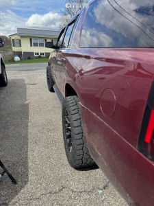 2017 Chevrolet Suburban with 20x10 -18 Fuel Flame 6 and 33/12.5R20 ...