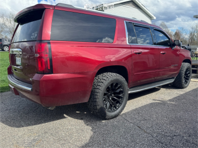 2017 Chevrolet Suburban with 20x10 -18 Fuel Flame 6 and 33/12.5R20 ...