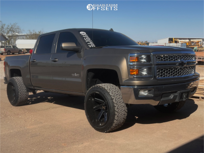 2014 Chevrolet Silverado 1500 Wheel Offset Super Aggressive 3"-5" Suspension Lift 3.5" | 3278355 ...