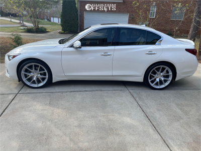 2019 INFINITI Q50 with 20x9.5 35 Aodhan Aff7 and 255/35R20 Westlake ...