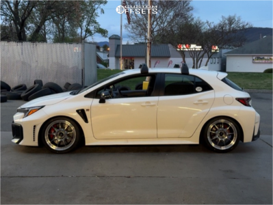 2025 Toyota GR Corolla with 18x9.5 25 Konig Countergram and 255/35R18 ...