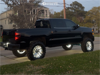 2014 Chevrolet Silverado 1500 with 20x9 28 Factory Reproductions Fr98 ...