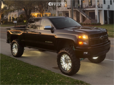 2014 Chevrolet Silverado 1500 with 20x9 28 Factory Reproductions Fr98 ...