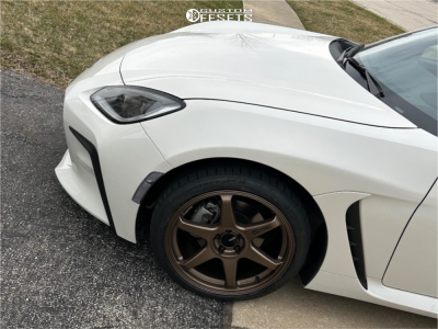 2025 Toyota GR86 with 18x8.5 45 Enkei T6r and 245/35R18 Continental ...