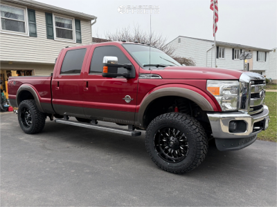 2015 Ford F-250 Super Duty with 20x10 -18 Fuel Arc and 35/12.5R20 Kenda ...