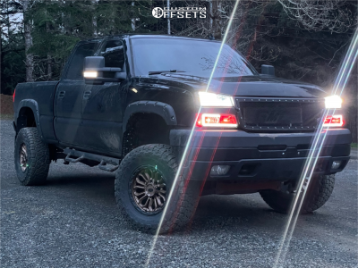 2006 Chevrolet Silverado 2500 HD with 18x9 12 Vision Korupt and 285 ...
