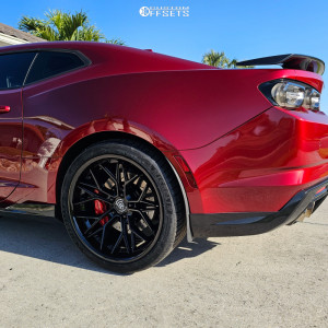 2021 Chevrolet Camaro with 20x10 25 Rohana Rfc3 and 285/30R20 Michelin ...