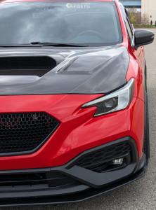 2022 Subaru WRX with 18x9.5 38 Enkei Ts-5 and 255/35R18 Michelin Pilot ...