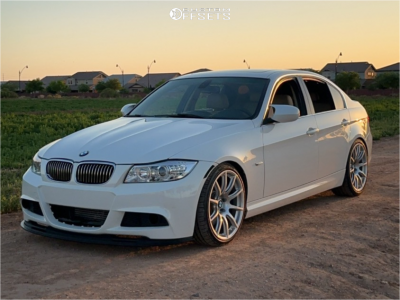 2011 BMW 335d with 19x9 30 Apex Sm-10 and 235/35R19 Lexani Lx-twenty ...