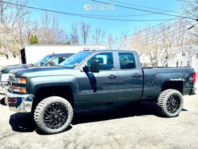 2019 Chevrolet Silverado 2500 HD with 22x10 -19 TIS 544bm and 35/12 ...