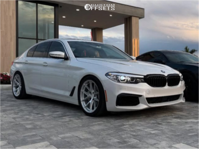 2020 BMW 540i with 19x9.5 35 Aodhan Aff7 and 275/35R19 Vredestein ...
