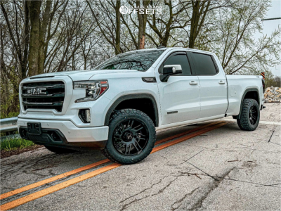 2021 GMC Sierra 1500 with 20x10 -25 ARKON OFF-ROAD Davinci and 33/12 ...