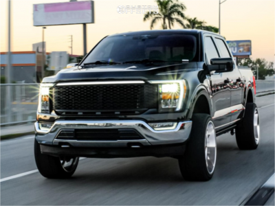 2023 Ford F-150 with 24x12 -40 American Force Locus Ss and 305/35R24 ...