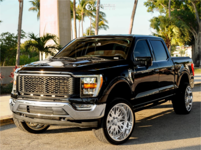 2023 Ford F-150 with 24x12 -40 American Force Locus Ss and 305/35R24 ...