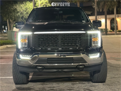 2023 Ford F-150 with 24x12 -40 American Force Locus Ss and 305/35R24 ...