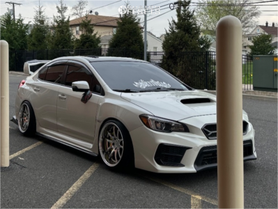 2020 Subaru WRX STI with 18x10.5 15 Aodhan Ds02 and 225/40R18 ...