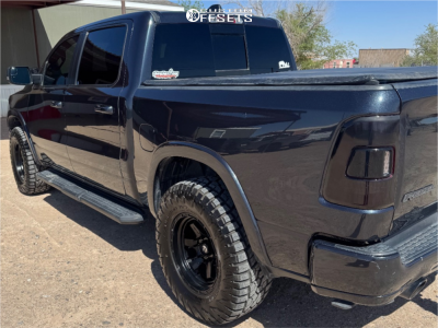 2019 Ram 1500 with 18x9 -12 Fuel Shok and 35/12.5R18 RBP Repulsor Rt ...