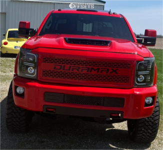 2016 Chevrolet Silverado 2500 HD with 24x12 -44 Axe Offroad Kratos and ...