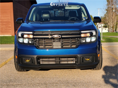 2024 Ford Maverick with 20x8.5 35 Vision Monaco and 245/45R20 Michelin ...