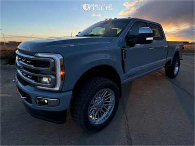 2024 Ford F-350 Super Duty with 22x10 -18 XF Offroad Xf-240 and 35/12 ...