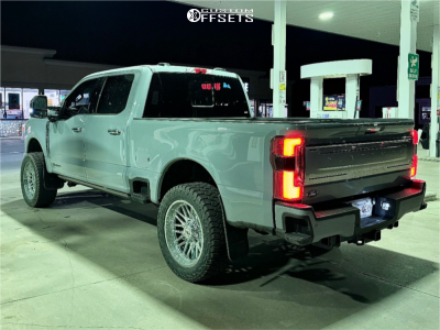 2024 Ford F-350 Super Duty with 22x10 -18 XF Offroad Xf-240 and 35/12 ...