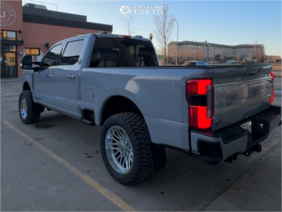 2024 Ford F-350 Super Duty with 22x10 -18 XF Offroad Xf-240 and 35/12 ...