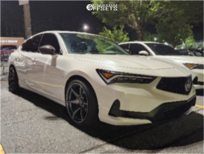 2023 Acura Integra with 18x9.5 22 Kansei Tandem and 215/40R18 ...