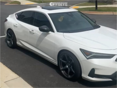 2023 Acura Integra with 18x9.5 22 Kansei Tandem and 215/40R18 ...