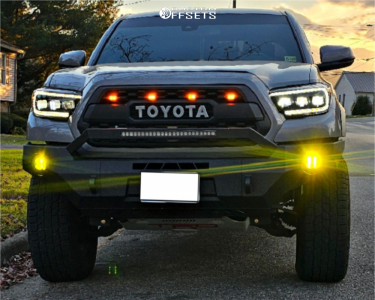 2018 Toyota Tacoma with 17x9 -12 Vision Nemesis and 285/70R17 Cooper ...