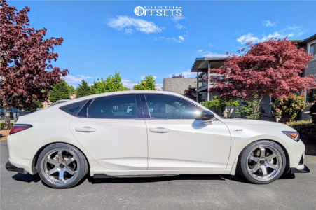 2023 Acura Integra with 18x9.5 35 AVID1 Av6 and 235/40R18 Nitto Neo Gen ...