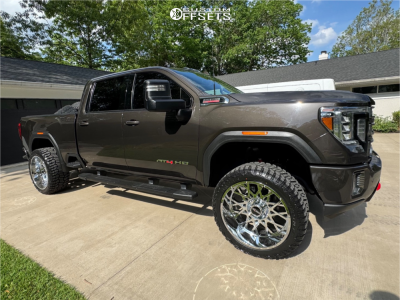 2020 GMC Sierra 2500 HD with 24x12 -51 Vision Rocker and 35/13.5R24 ...