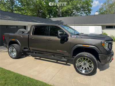 2020 GMC Sierra 2500 HD with 24x12 -51 Vision Rocker and 35/13.5R24 ...