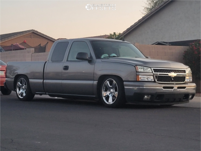 2006 Chevrolet Silverado 1500 with 20x9 27 4Play OE Wheels Cv76 and 245 ...