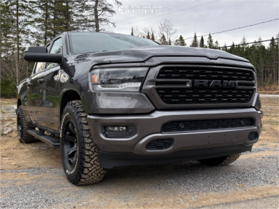 2022 Ram 1500 with 18x9 1 Fuel Rush and 285/70R18 BFGoodrich All ...