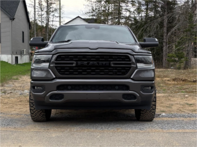 2022 Ram 1500 with 18x9 1 Fuel Rush and 285/70R18 BFGoodrich All ...